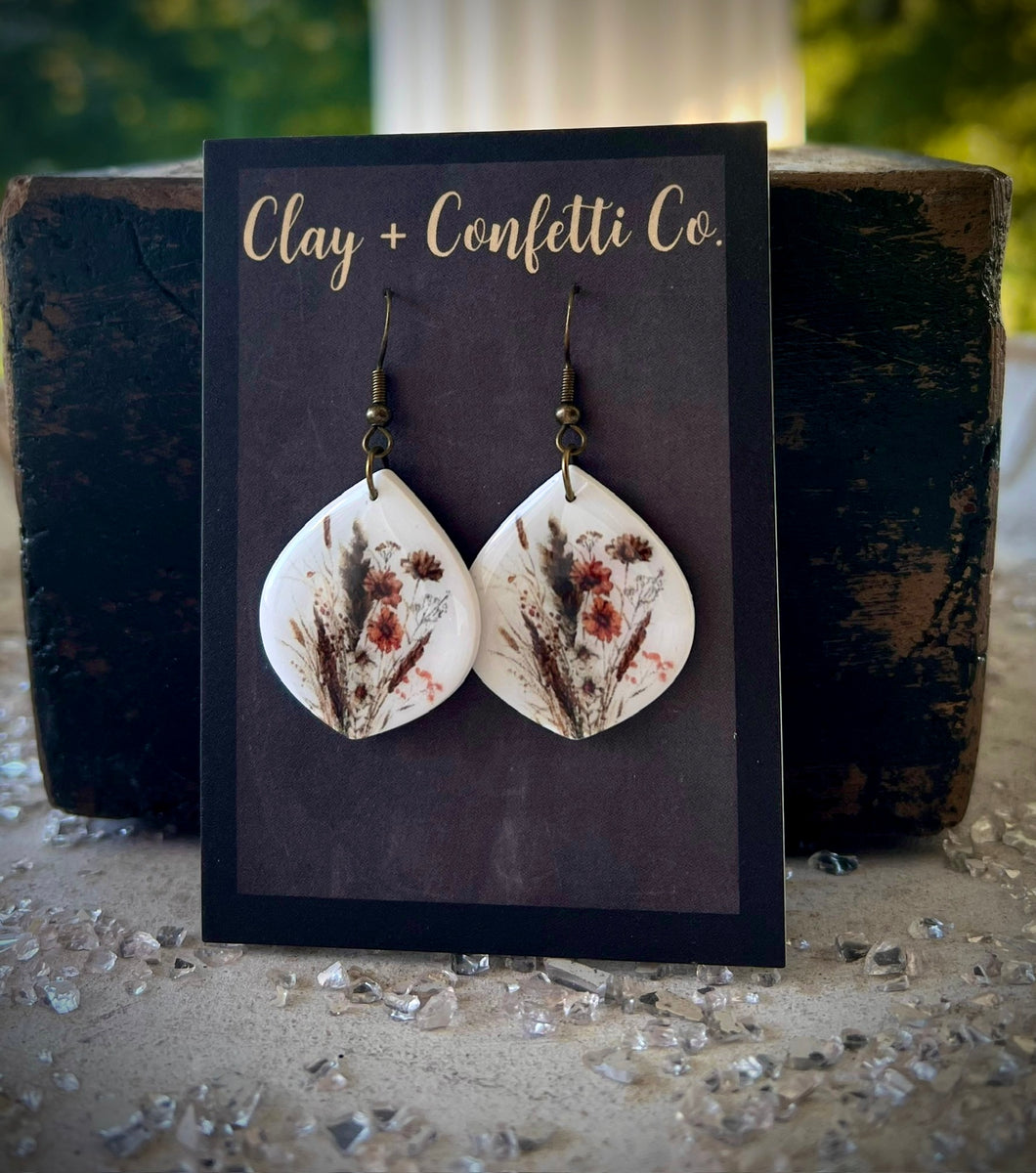 Fall foliage bloated tear – Clay+ConfettiCo