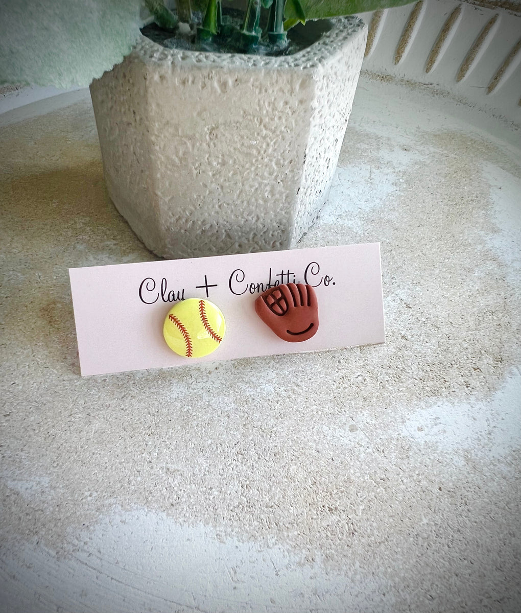 Softball mit combo stud pack – Clay+ConfettiCo