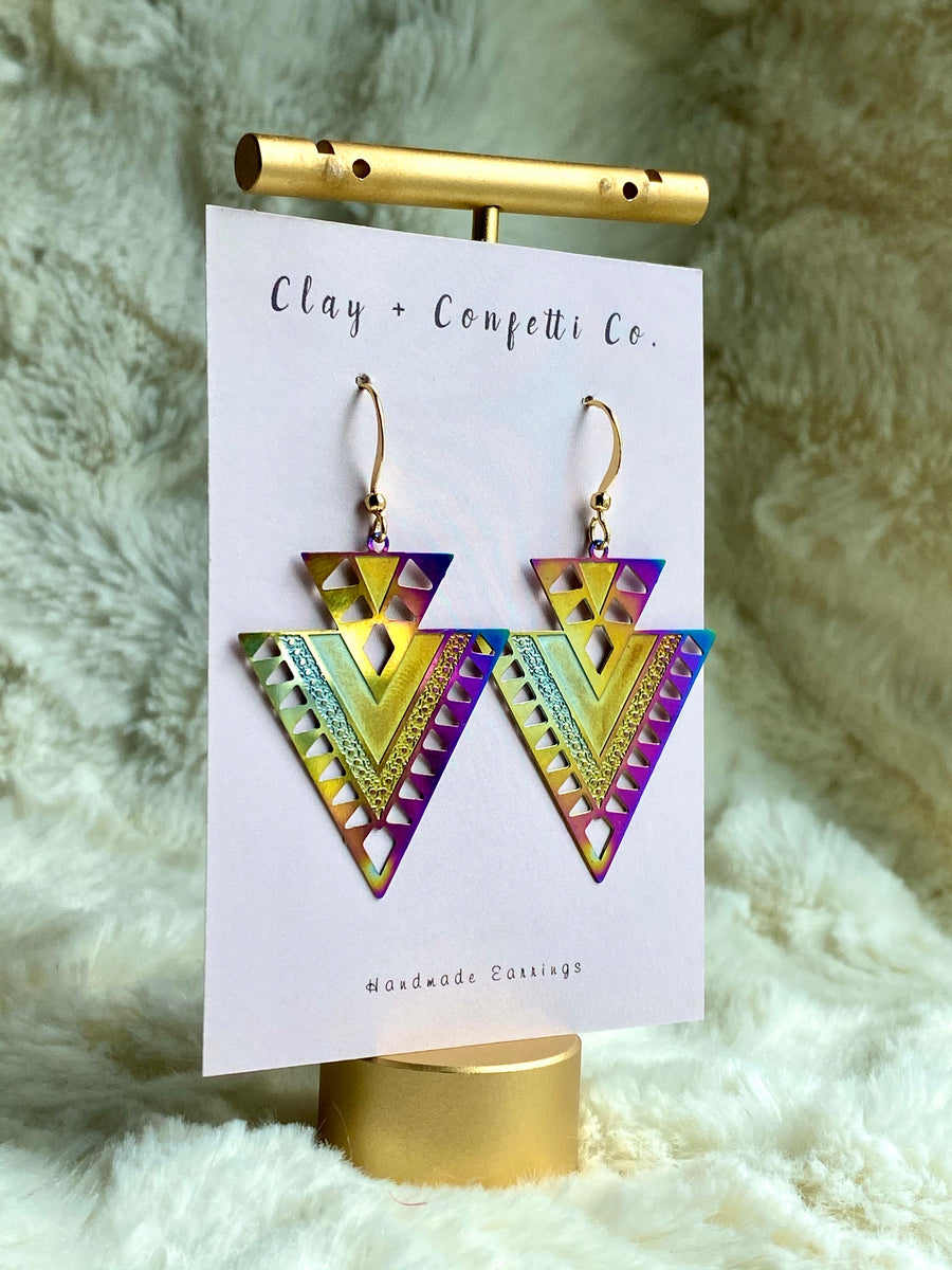 Arrowhead Dangle – Clay+ConfettiCo