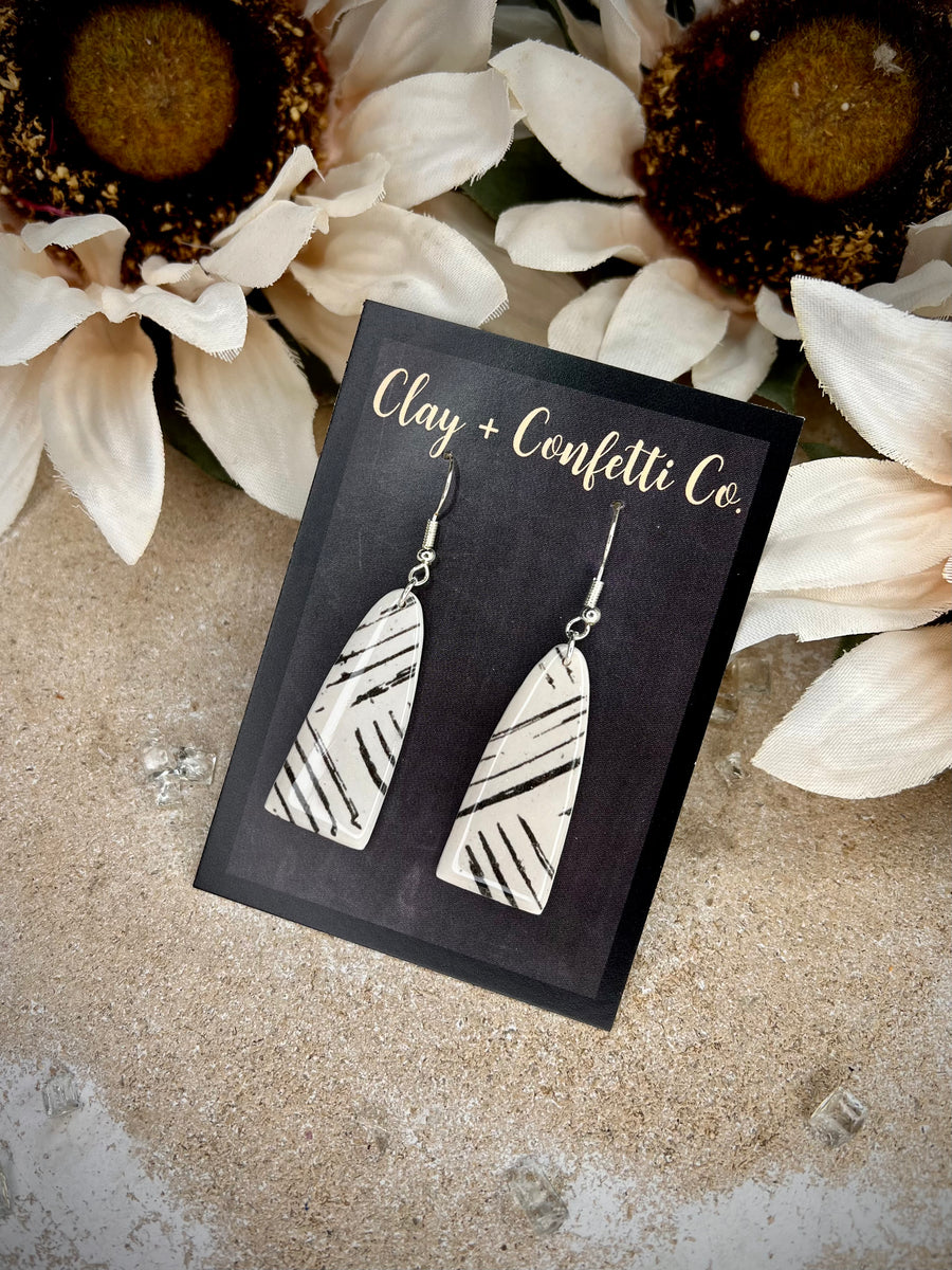 Arch marked Bullet Dangle – Clay+ConfettiCo