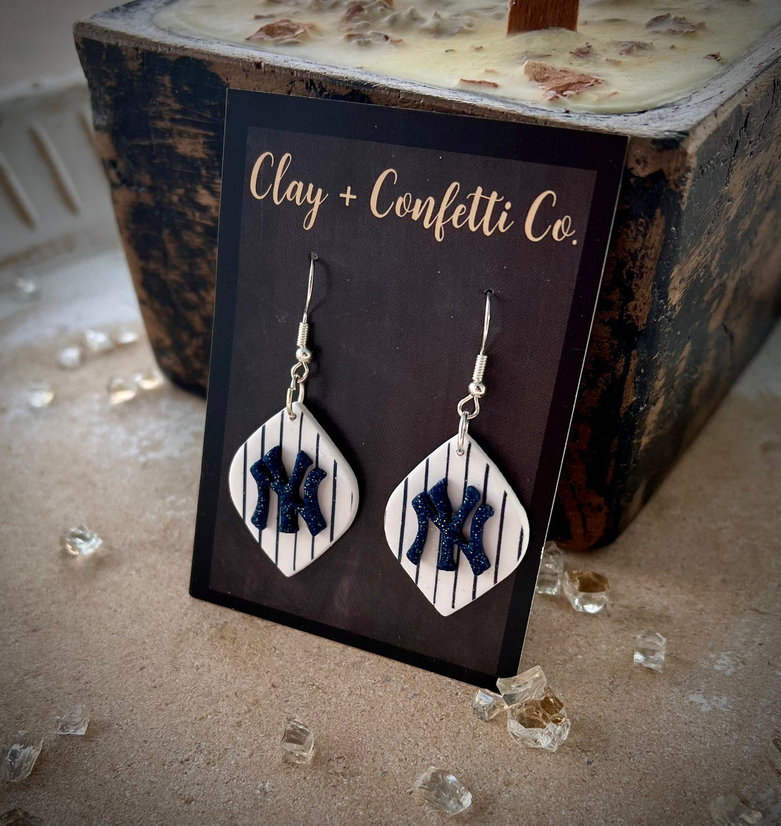 Striped tear Yankee dangle – Clay+ConfettiCo